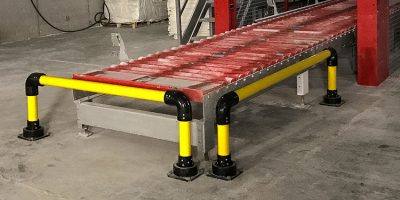 Conveyor Guarding Safeguards Personnel And Equipment In Warehouses ...