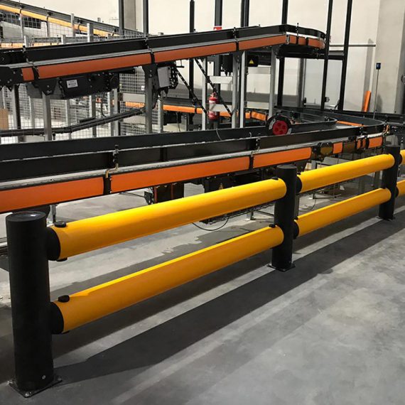 Conveyor Guarding Safeguards Personnel And Equipment In Warehouses ...